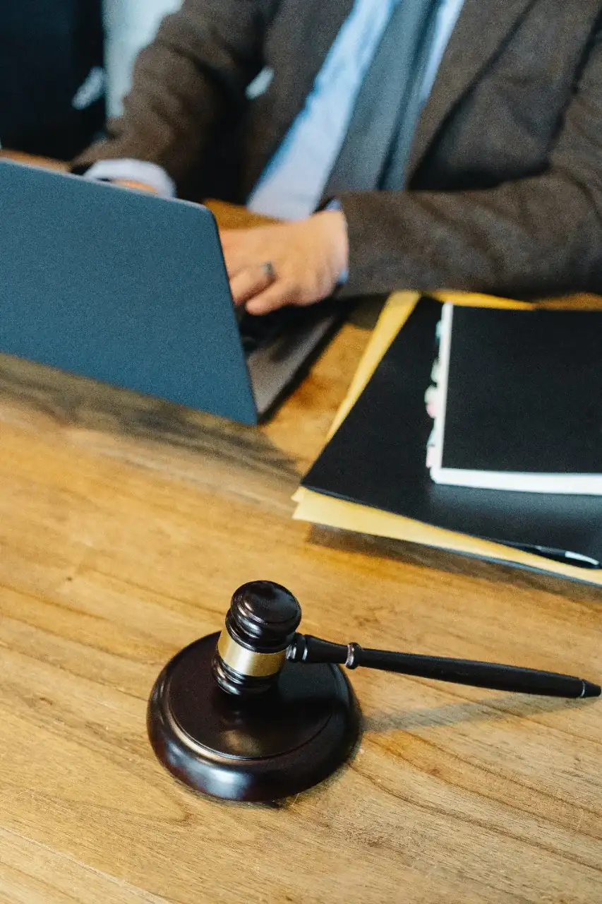 Lawyer with Laptop - Addison & Khan Solicitors